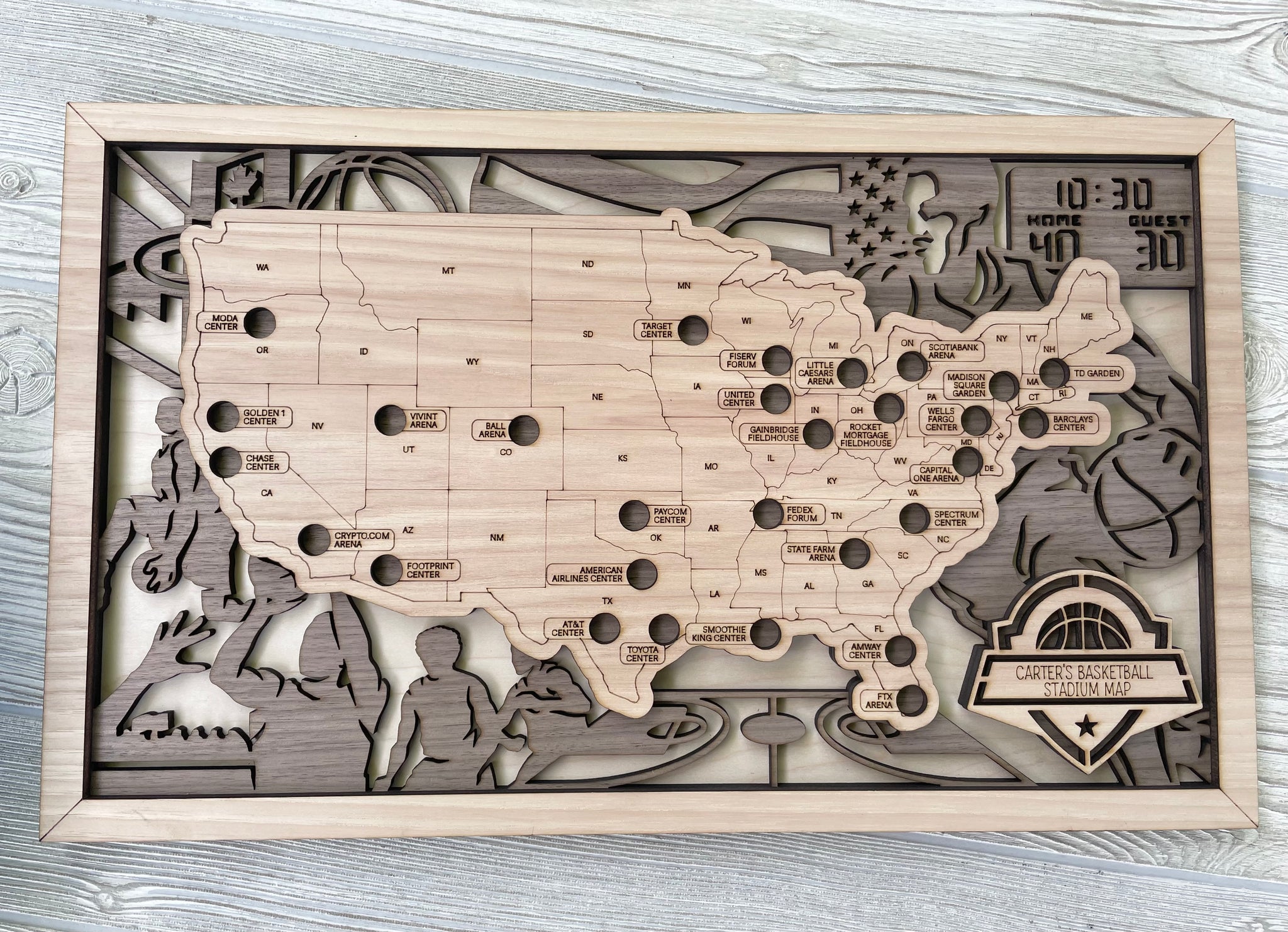 Basketball Bucket List Map – graceandgraincollective