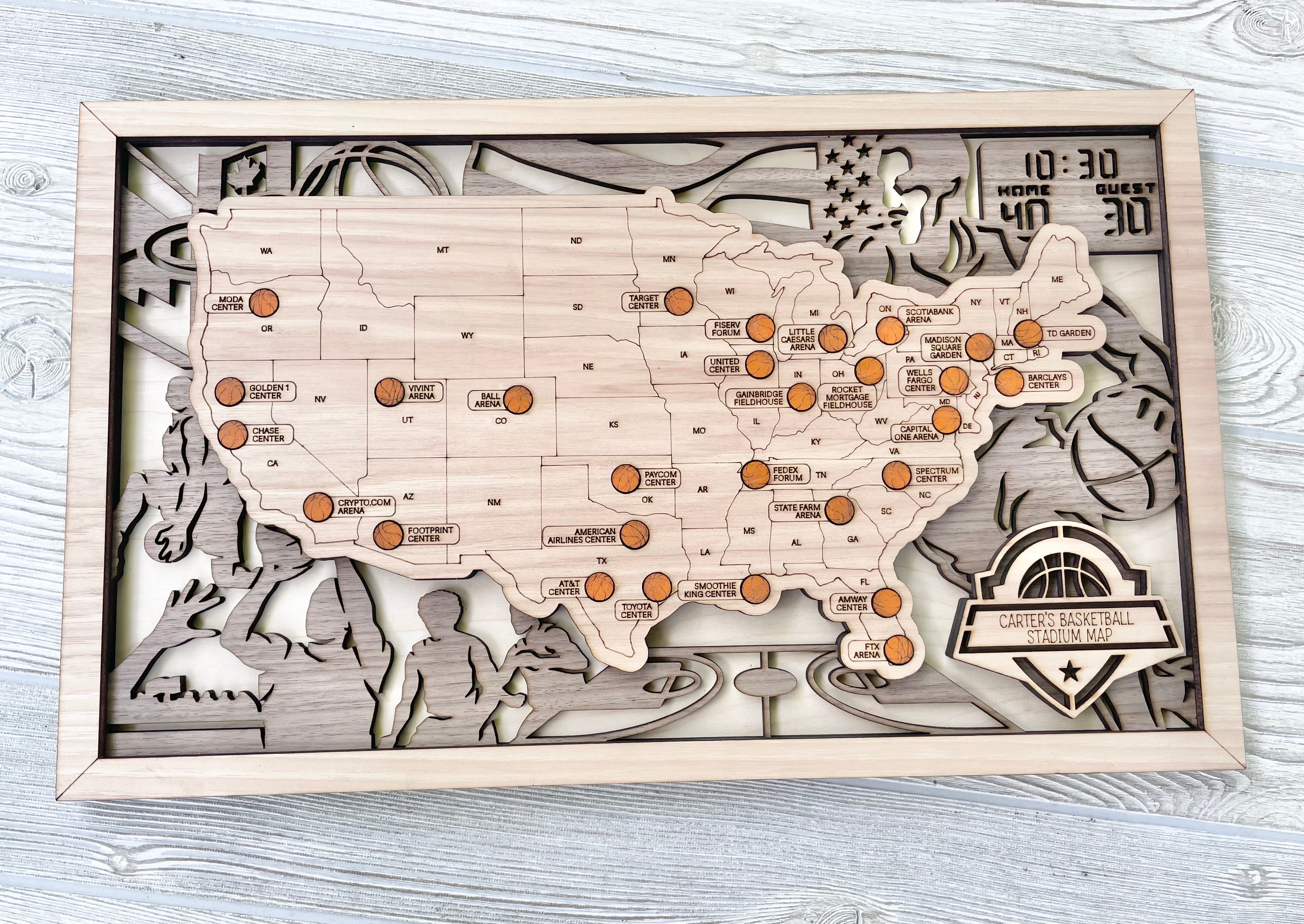 Basketball Bucket List Map – graceandgraincollective